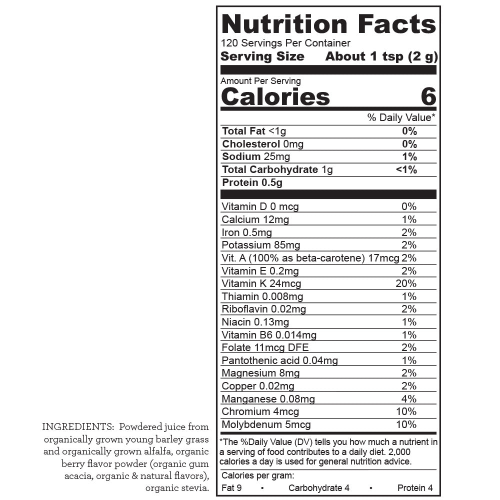 BarleyMax Berry (120 servings) – Laird Wellness